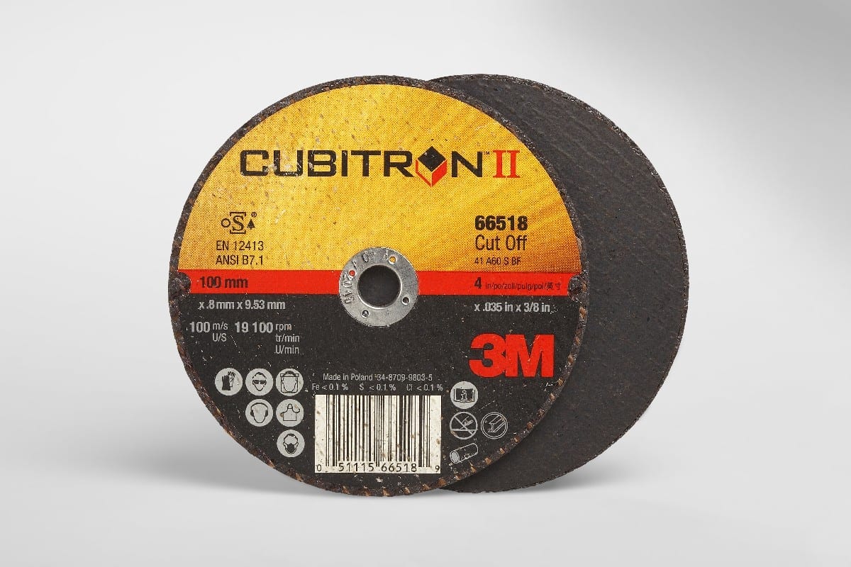 3M™ Cubitron™ II Cut-Off Wheel 66518, T1 4 in x .035 in x 3/8 in, 25 ...