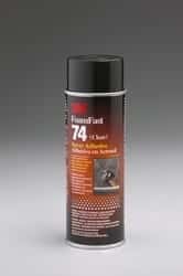 3M™ Foam Fast 74 Spray Adhesive, Clear, 24 fl oz Can (Net Wt 16.9 oz)